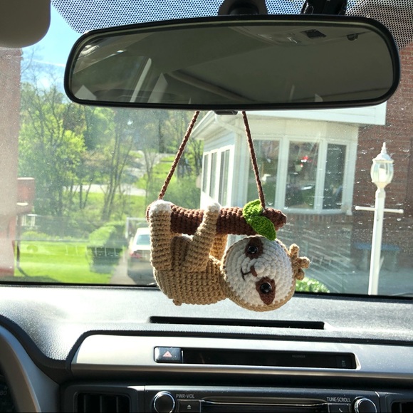 Hand Crafted | Toys | Crochet Slothcar Accessories Hanging | Poshmark
